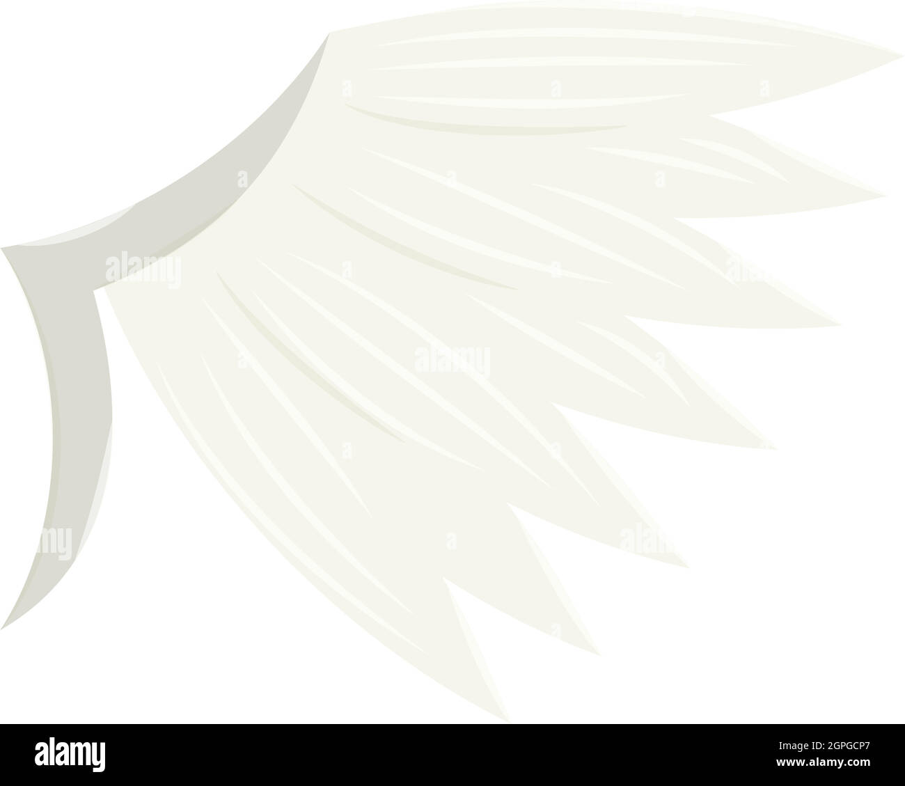 White wing icon, cartoon style Stock Vector Image & Art - Alamy