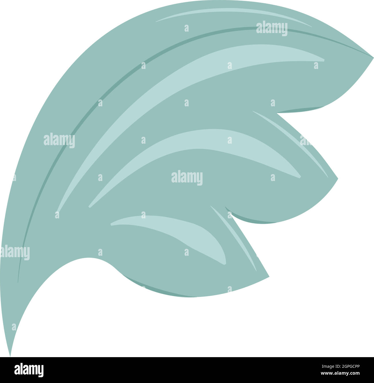 Bird wing blue feathers icon, cartoon style Stock Vector Image & Art ...