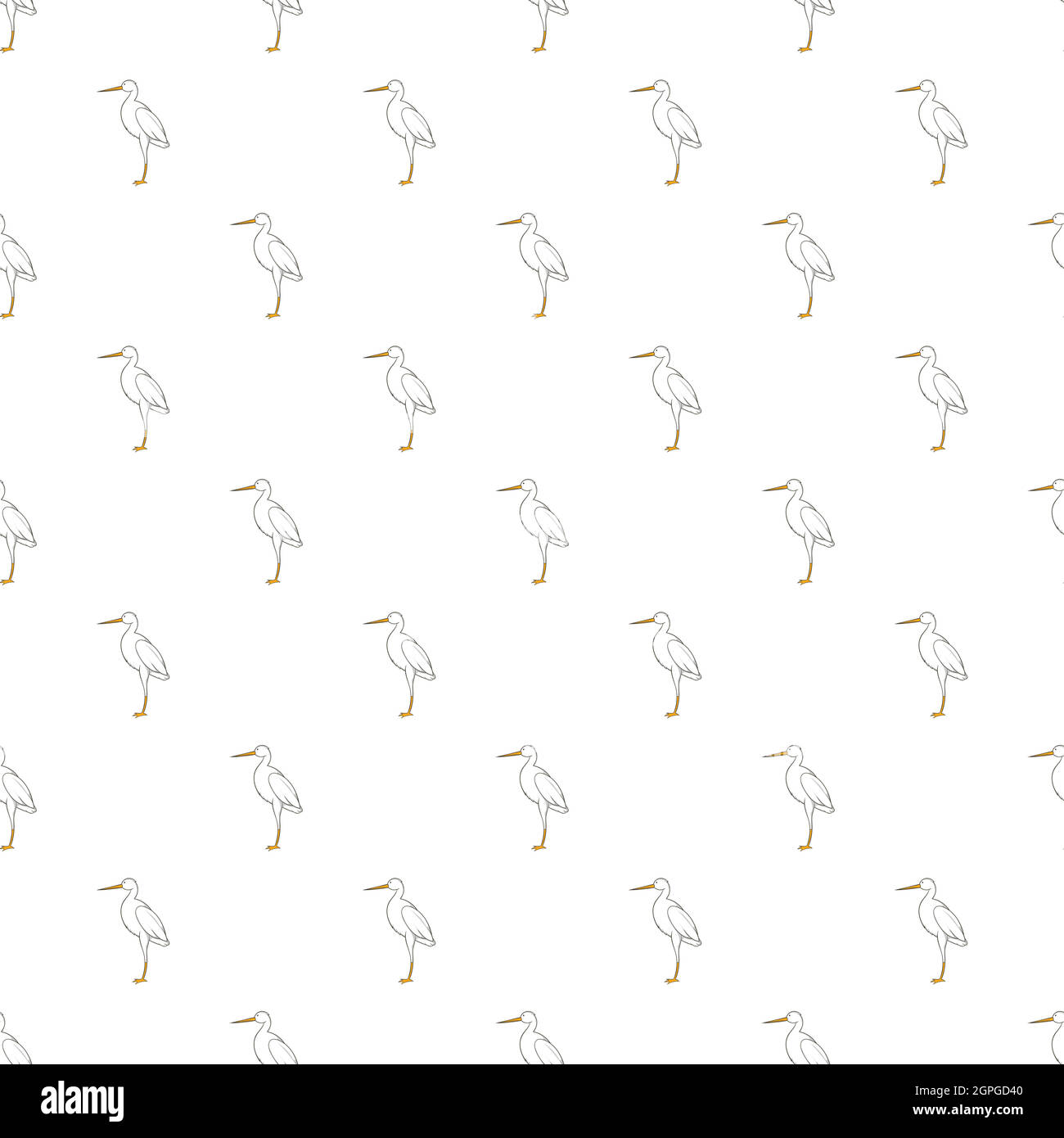 Stork pattern, cartoon style Stock Vector Image & Art - Alamy