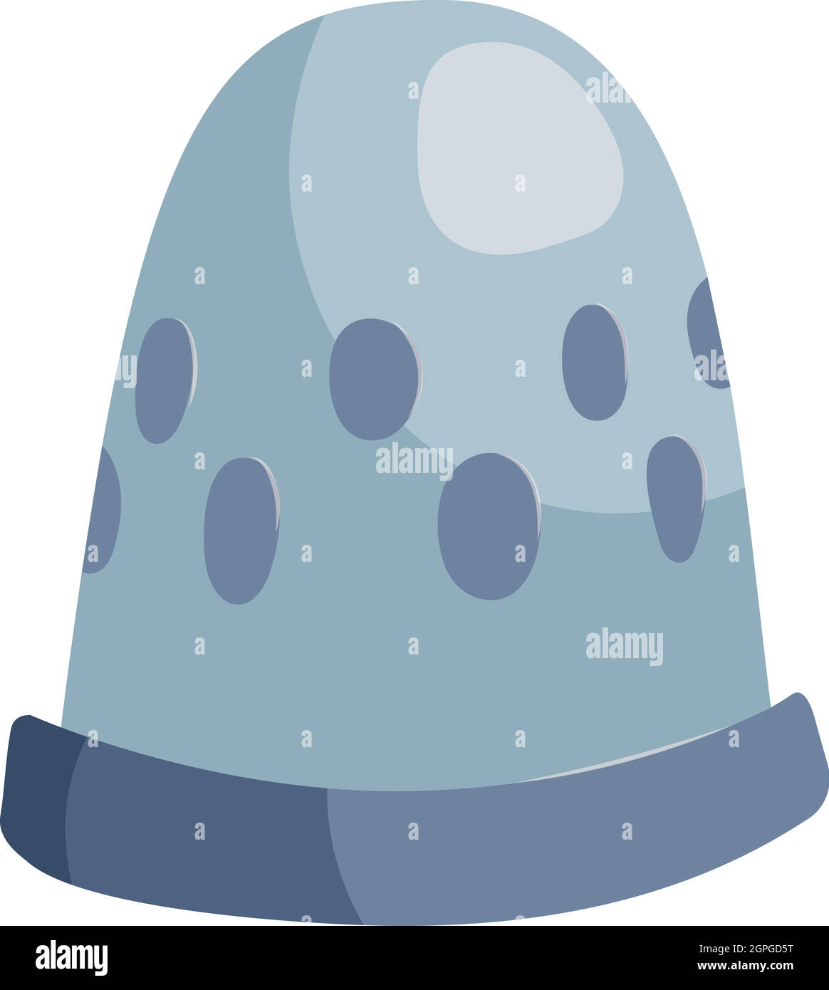 Steel thimble icon, cartoon style Stock Vector Image & Art - Alamy