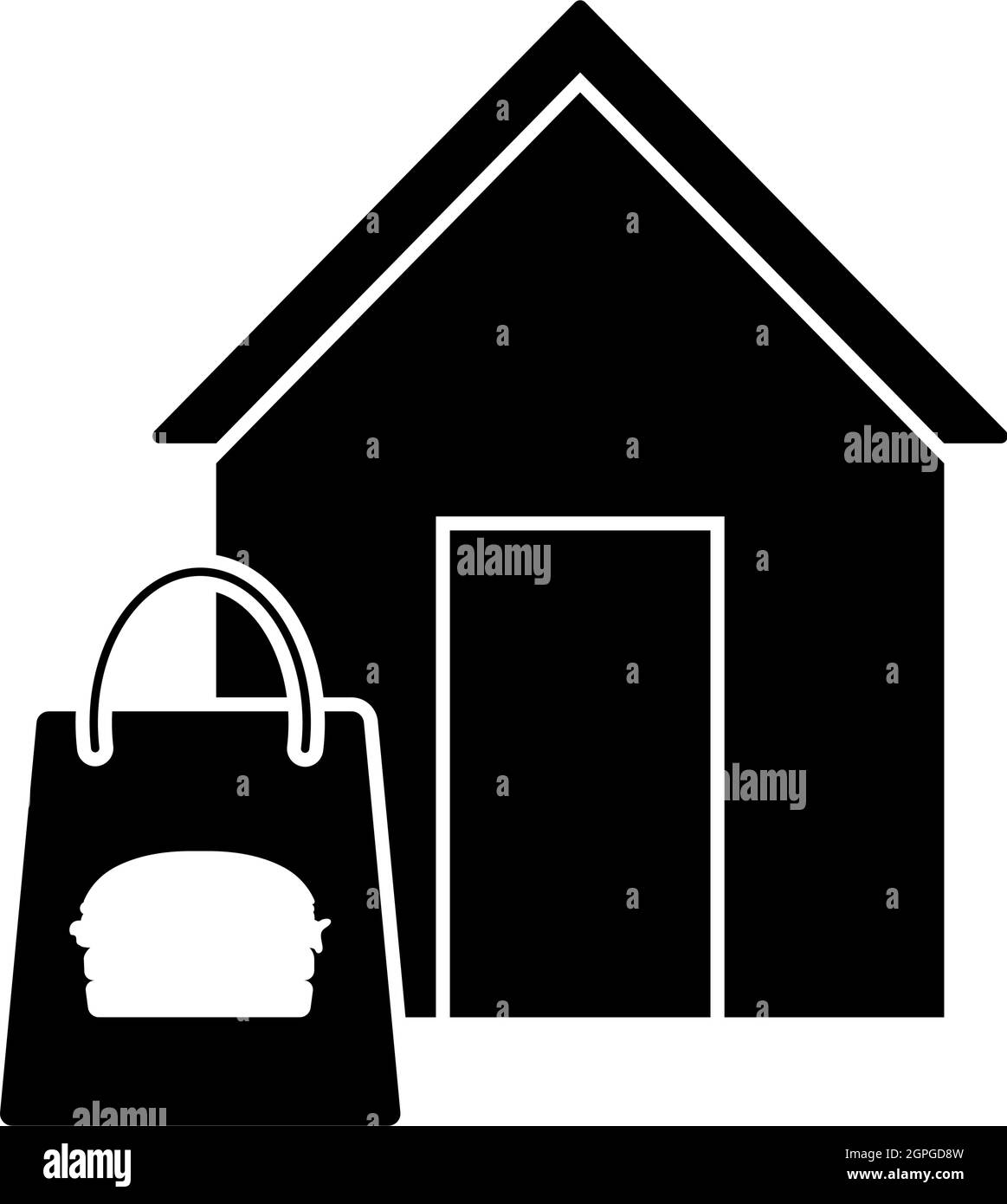 Supermarket delivery home Cut Out Stock Images & Pictures - Alamy