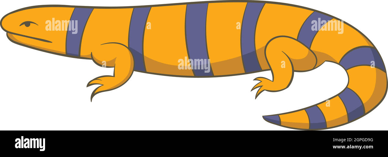 Yellow lizard icon, cartoon style Stock Vector Image & Art - Alamy