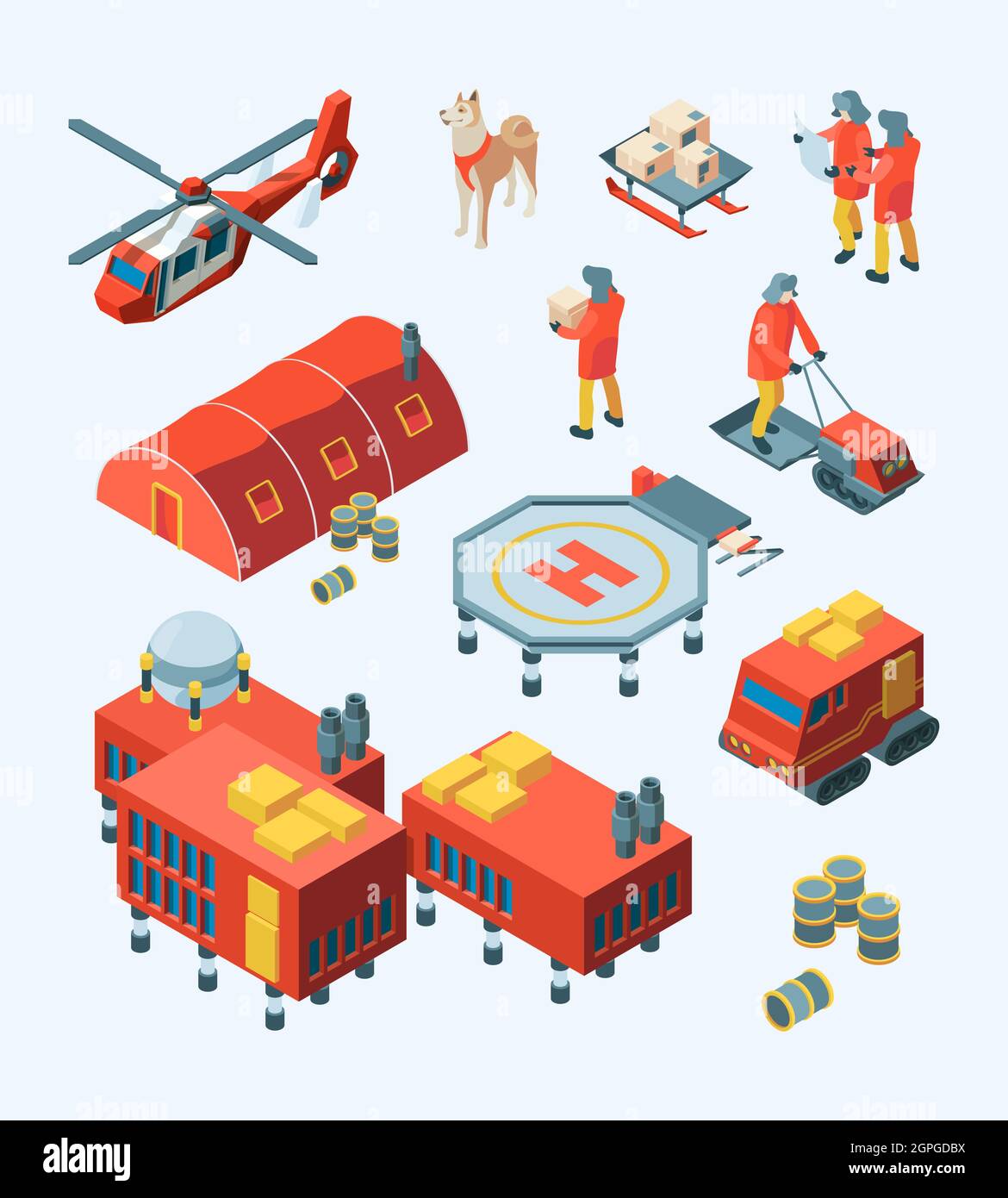 North pole icon isometric Stock Vector Images - Alamy