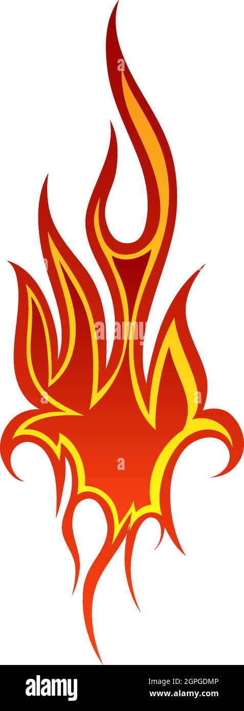Fire Flame Element Stock Vector Image & Art - Alamy