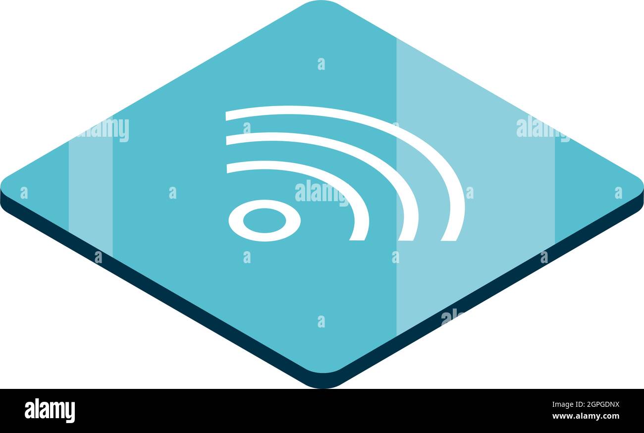 wifi button icon Stock Vector Image & Art - Alamy