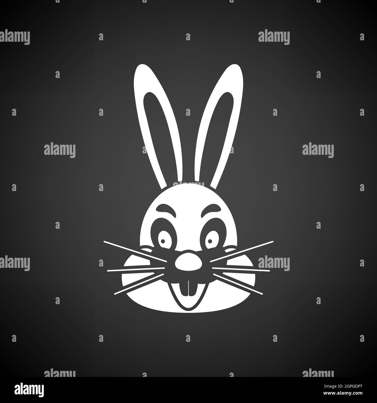 Easter Rabbit Icon Stock Vector Image & Art - Alamy