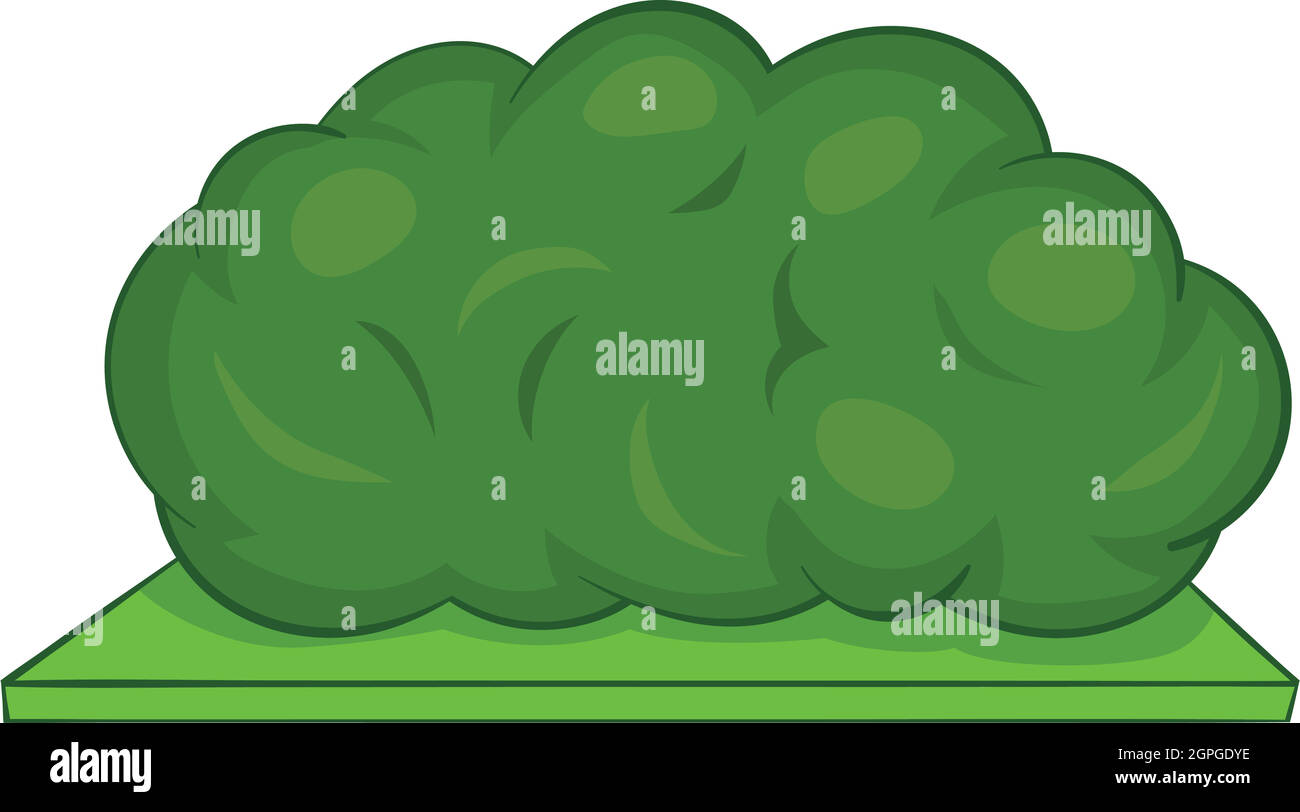 Bush icon, cartoon style Stock Vector Image & Art - Alamy