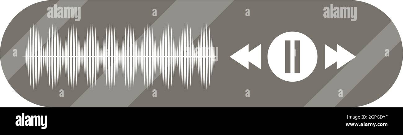 sound audio player Stock Vector Image & Art - Alamy