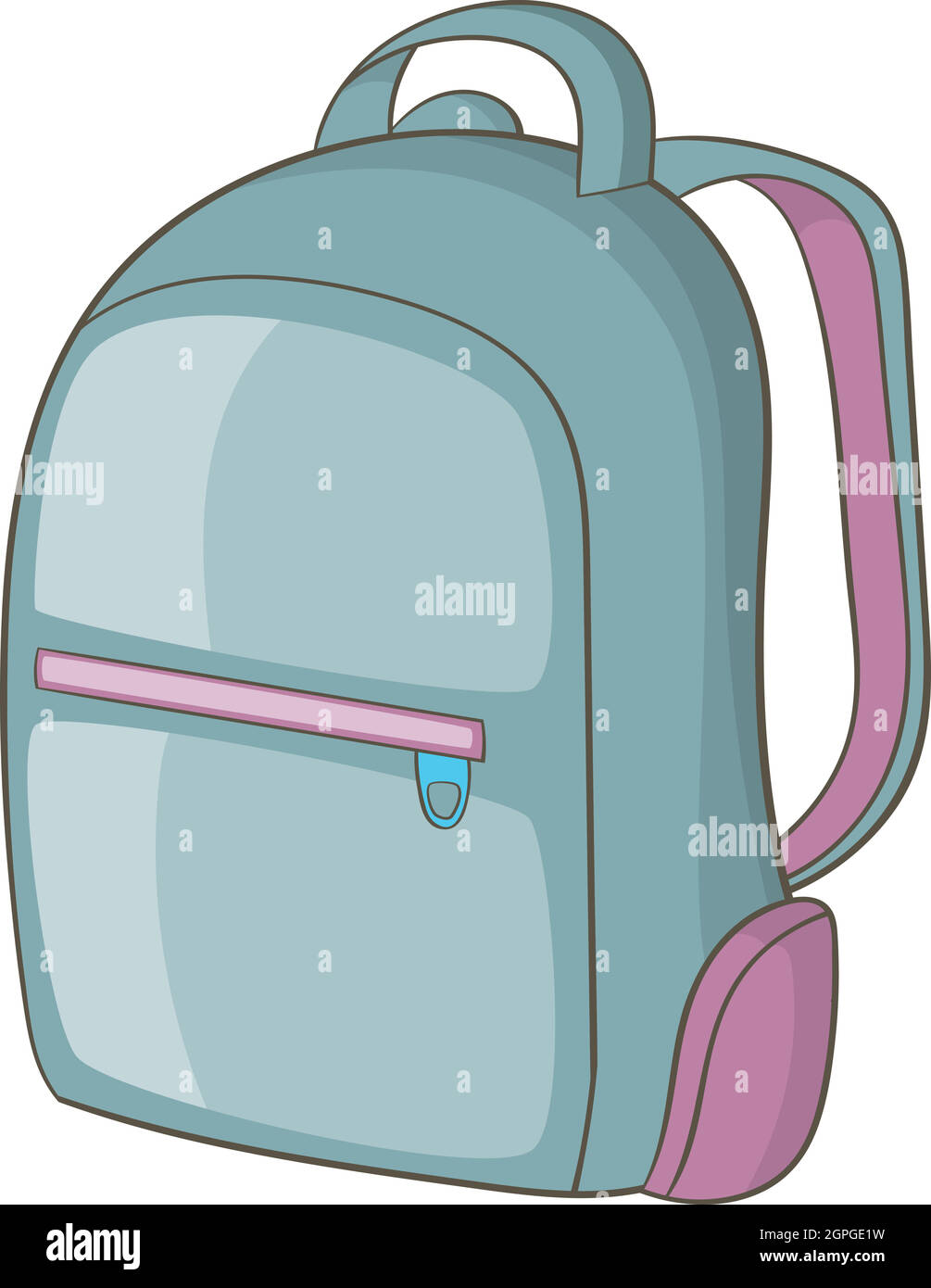 Cartoon backpack hi-res stock photography and images - Alamy