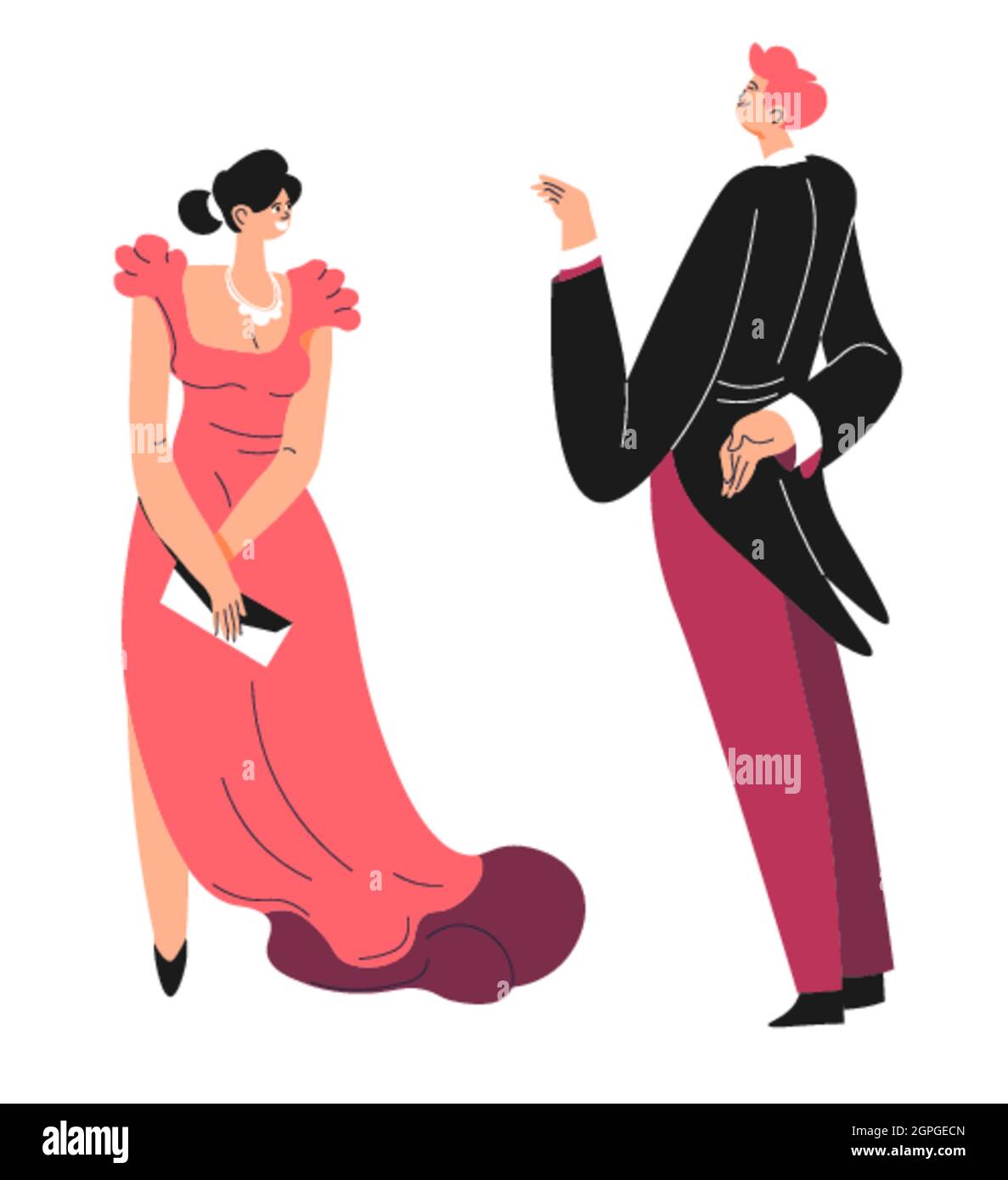 Posh people dinner butler hi-res stock photography and images - Alamy