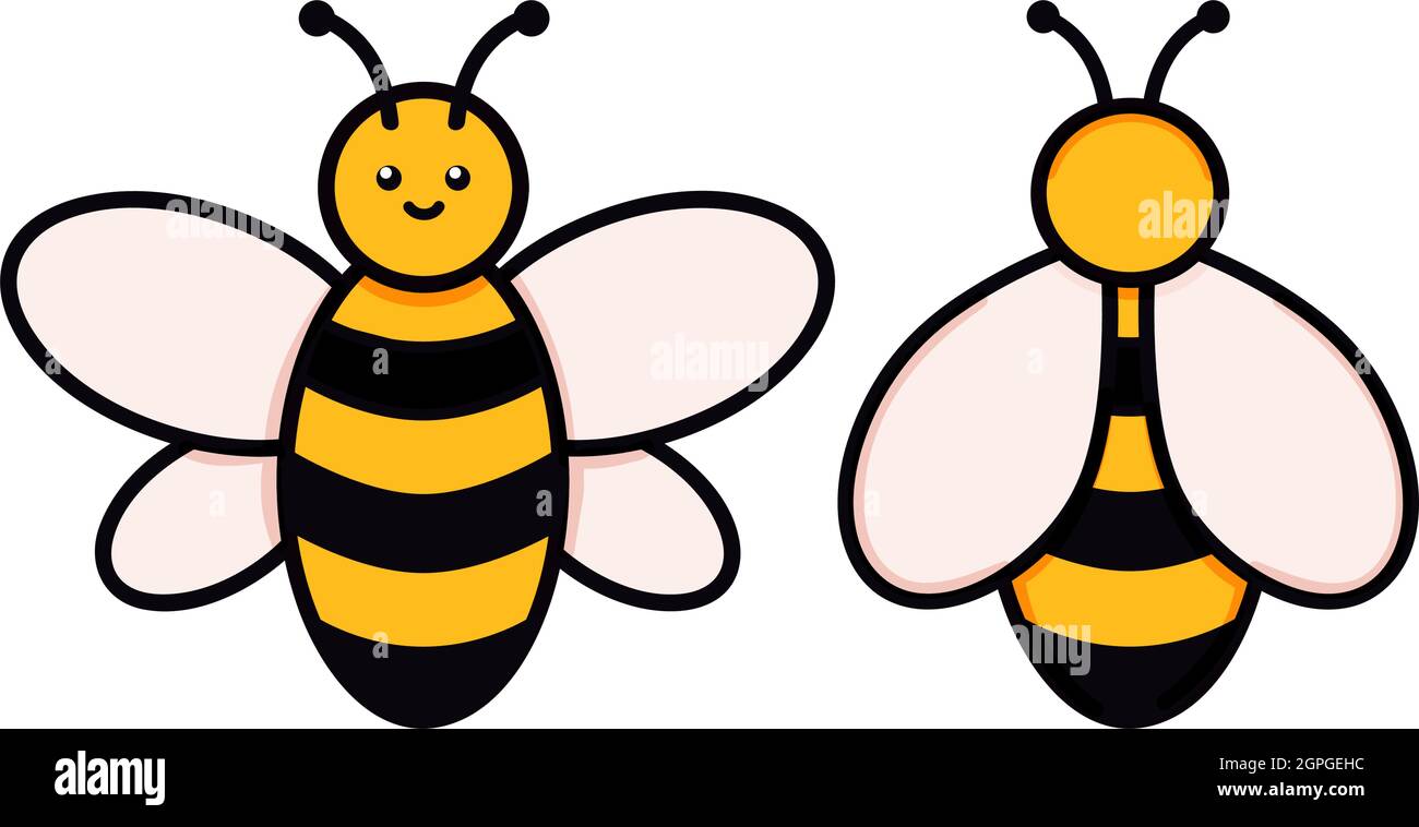 Honey Bee Drawing For Kids