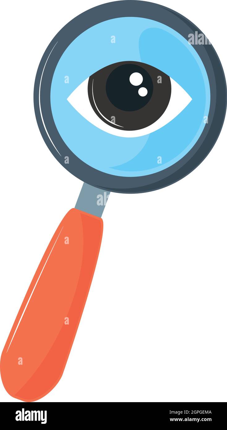 observation magnifier glass Stock Vector Image & Art - Alamy