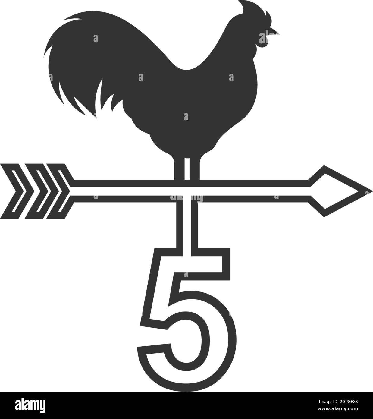 Rooster Wind Compass