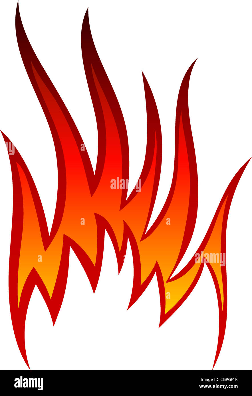 Fire Flame Element Stock Vector Image & Art - Alamy