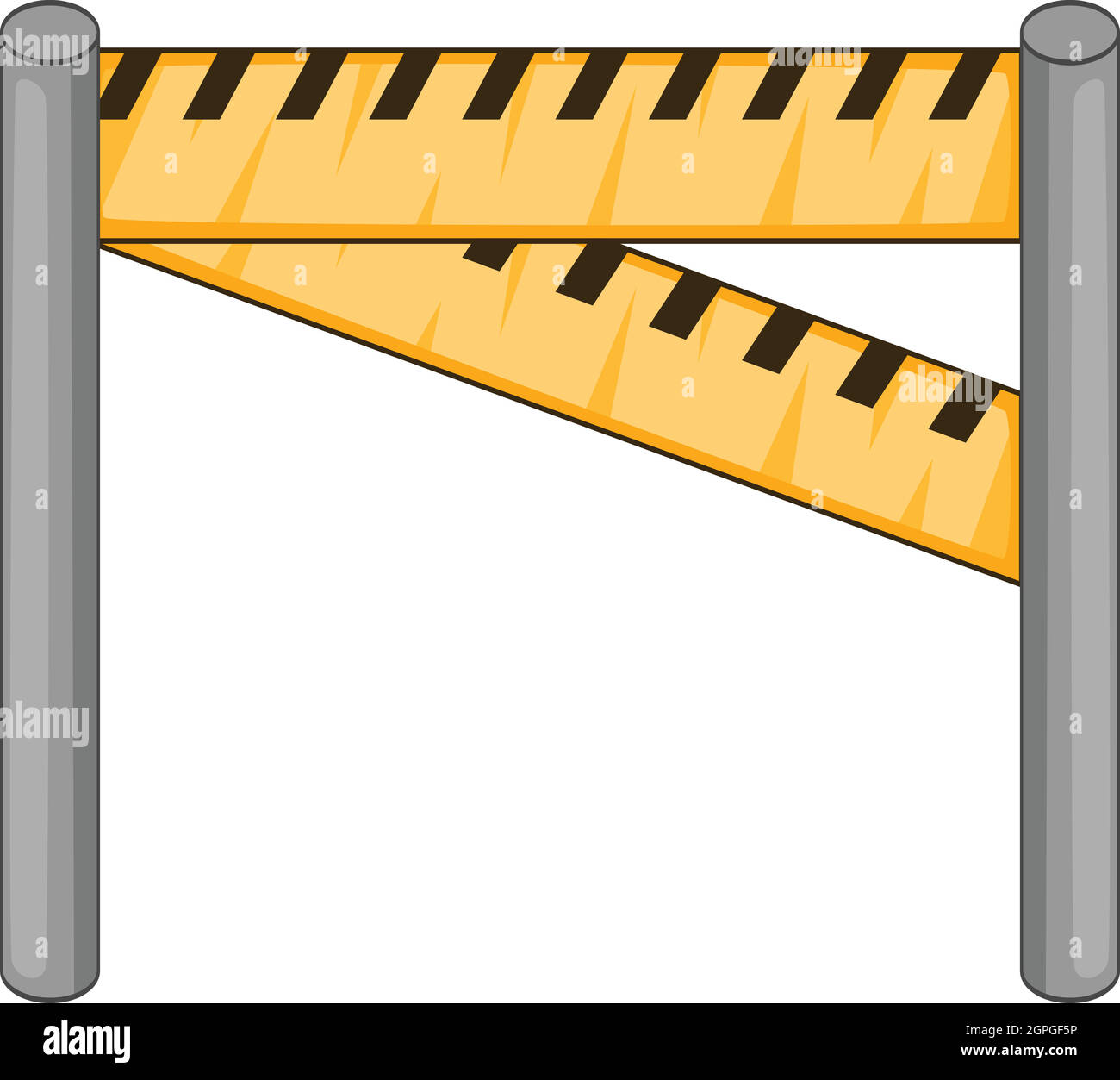 Traffic barrier icon, cartoon style Stock Vector Image & Art - Alamy