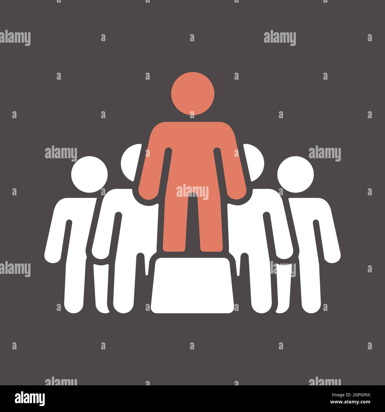 Person speaking in front Stock Vector Images - Alamy