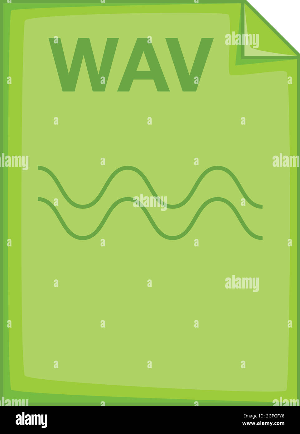Wav format Stock Vector Images - Alamy