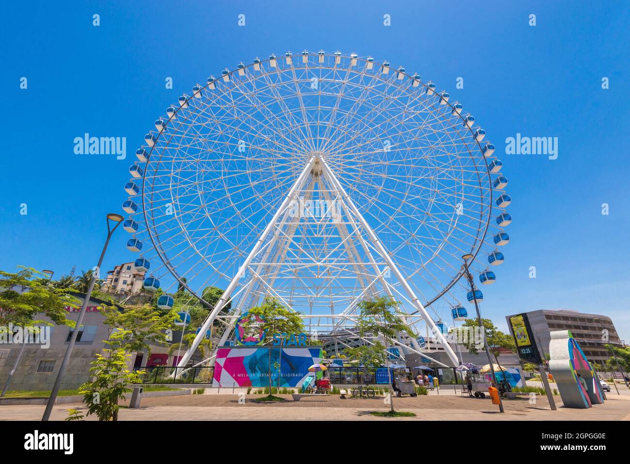 Rio de Janeiro, Brazil - January 18, 2021: Rio Star ferris wheel in ...