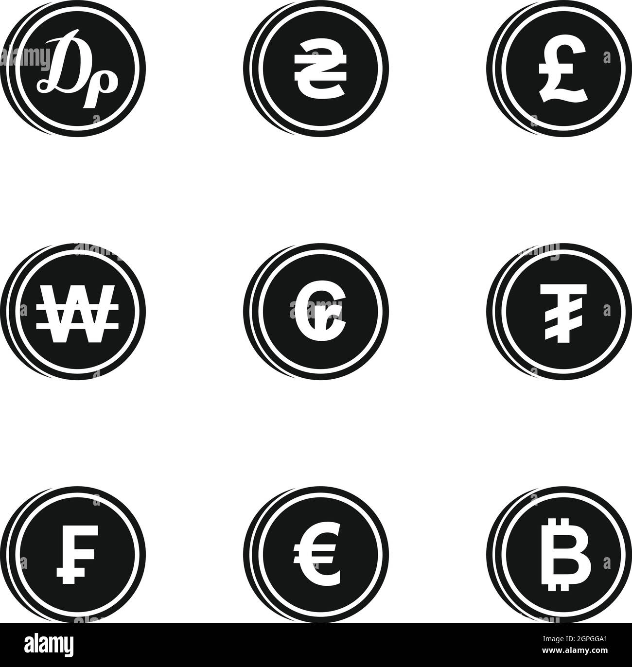 Money icons set, simple style Stock Vector Image & Art - Alamy