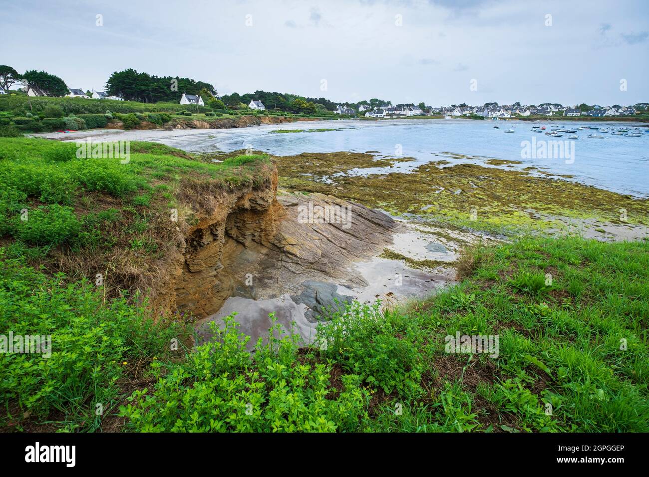 France, Morbihan, Groix Island, Locmaria Stock Photo - Alamy