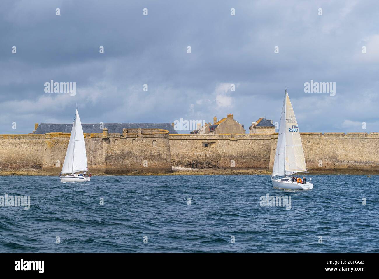 France, Morbihan, Port-Louis, the citadel ramparts Stock Photo - Alamy