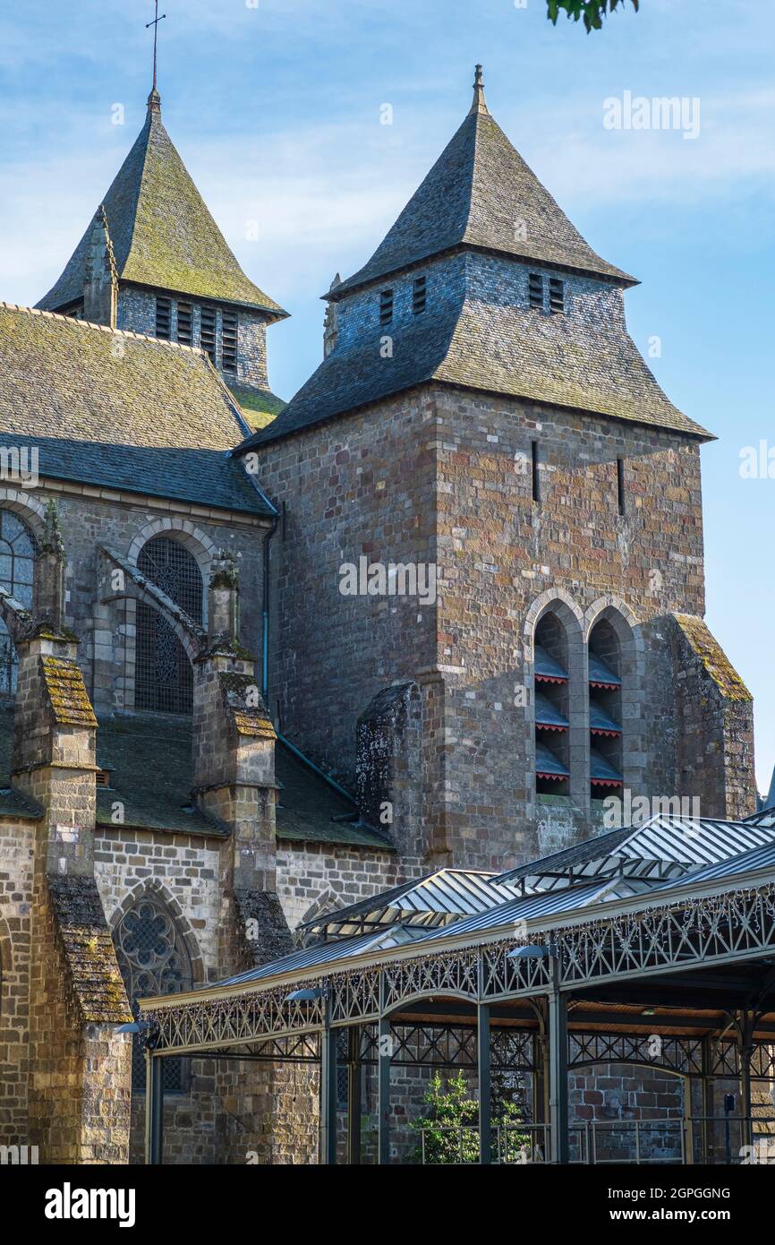France, Cotes d'Armor, Saint-Brieuc, Gothic Saint-Etienne cathedral ...
