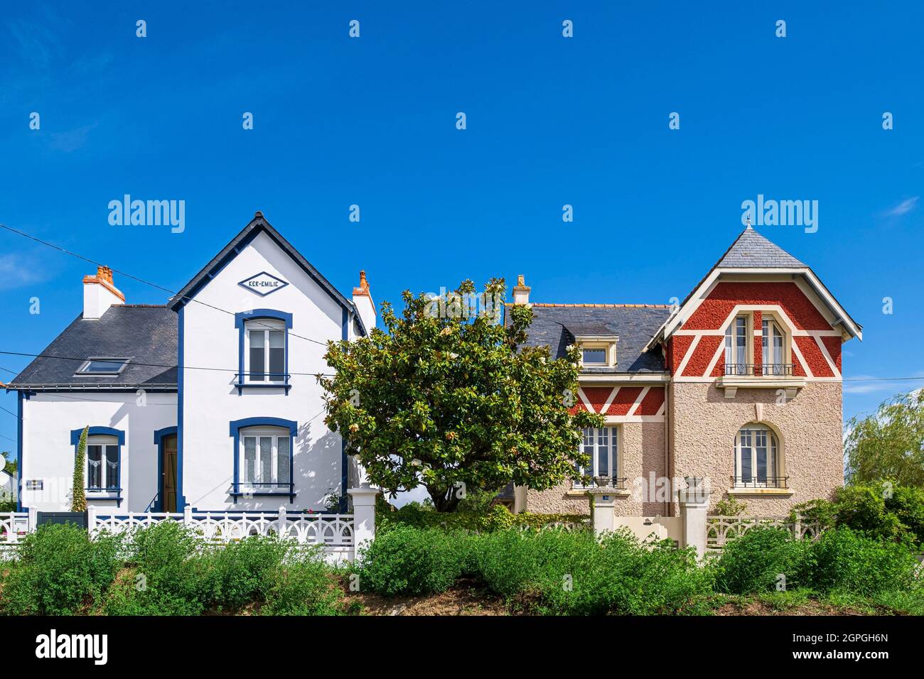 France, Morbihan, Groix Island, Le Bourg Stock Photo - Alamy