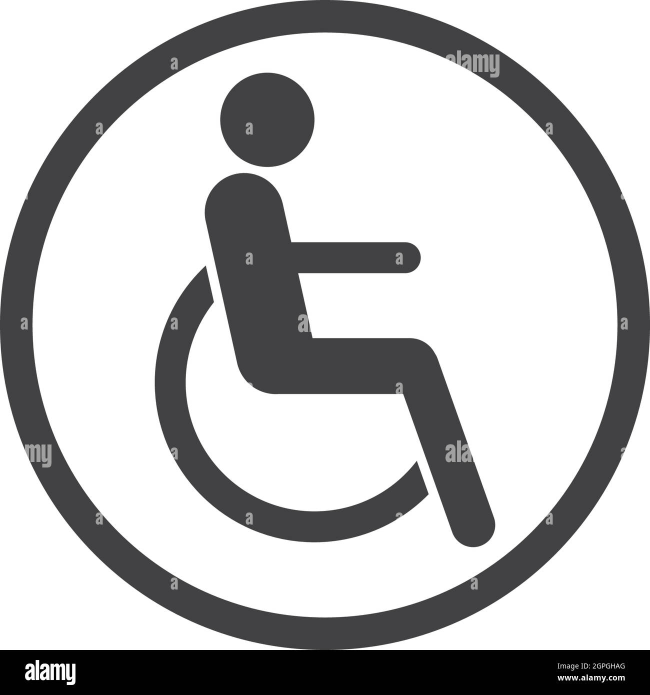 wheelchair disable patient vector illustration design Stock Vector ...