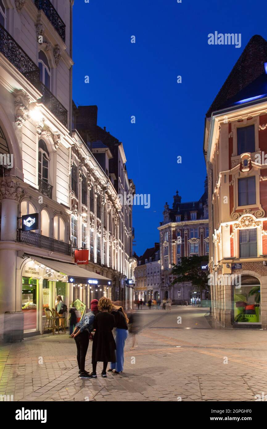 France, Nord, Lille, shops in the neighborhood of Lille Stock Photo - Alamy