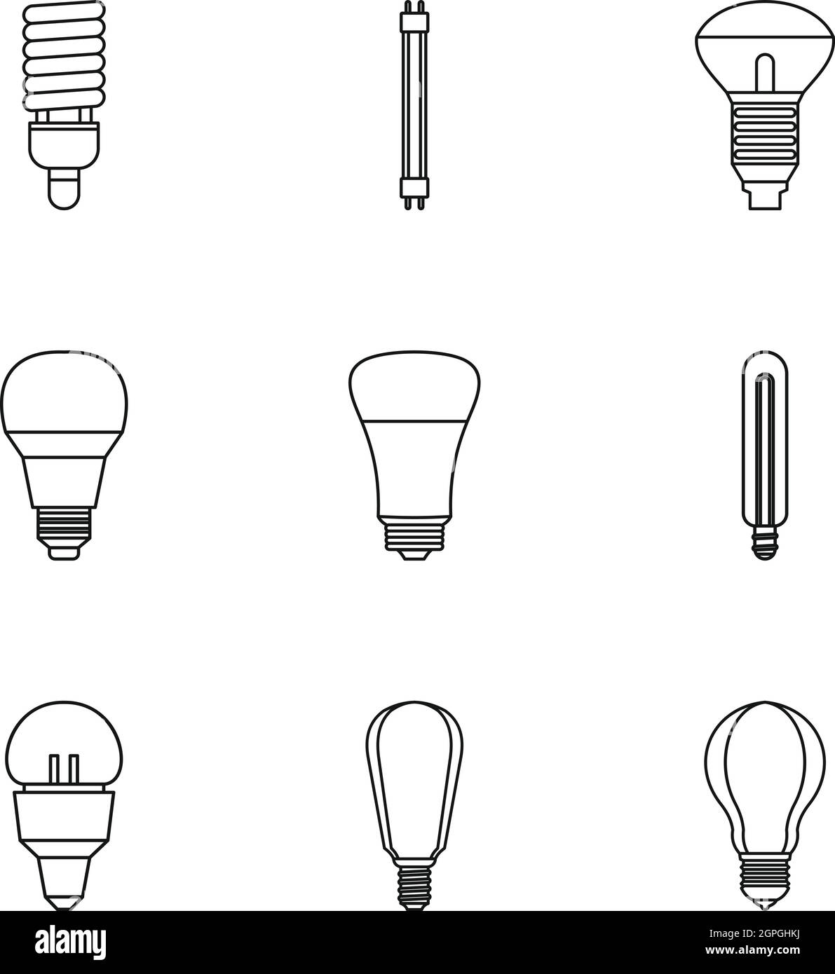 Fluorescent outline Black and White Stock Photos & Images - Alamy