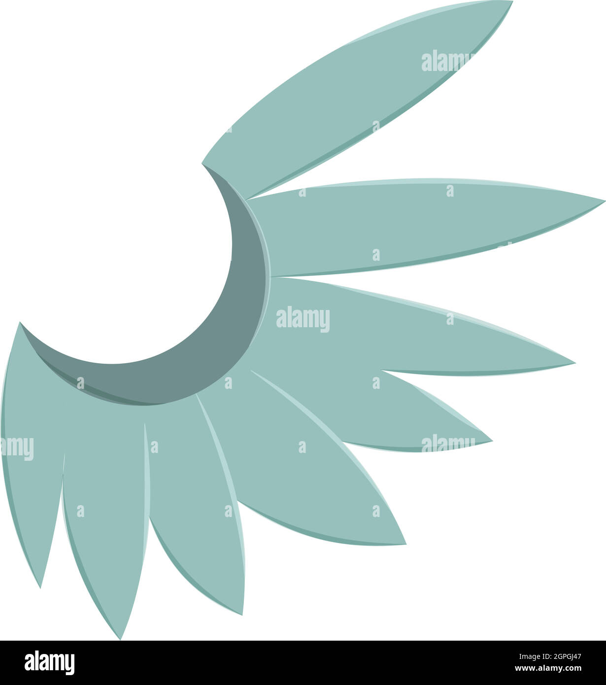 Blue flight bird wild Stock Vector Images - Alamy