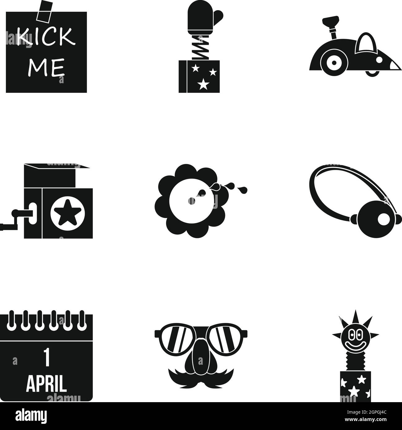 Calendar icon set simple Black and White Stock Photos & Images - Alamy