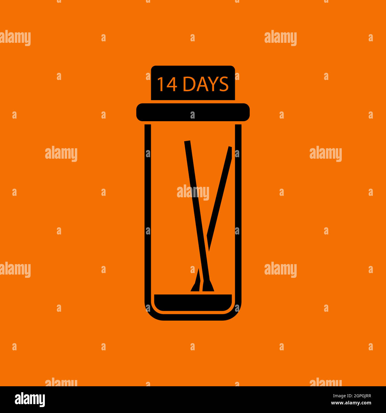 Covid Test Tube Icon Stock Vector Image & Art - Alamy