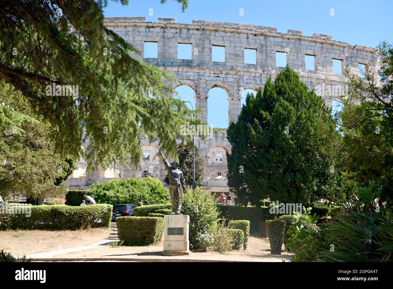Croatia, Istria, Adriatic coast, Pula, Valerijin Marine park and the ...