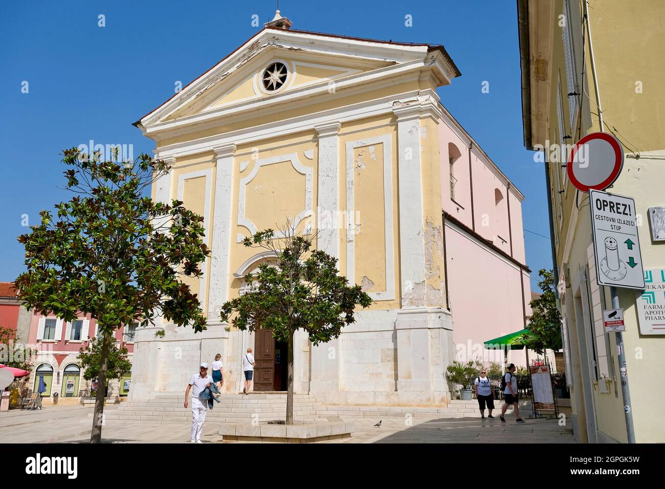 Croatia, Istria, Adriatic coast, Porec, Our Lady church (Crkva Gospe od ...