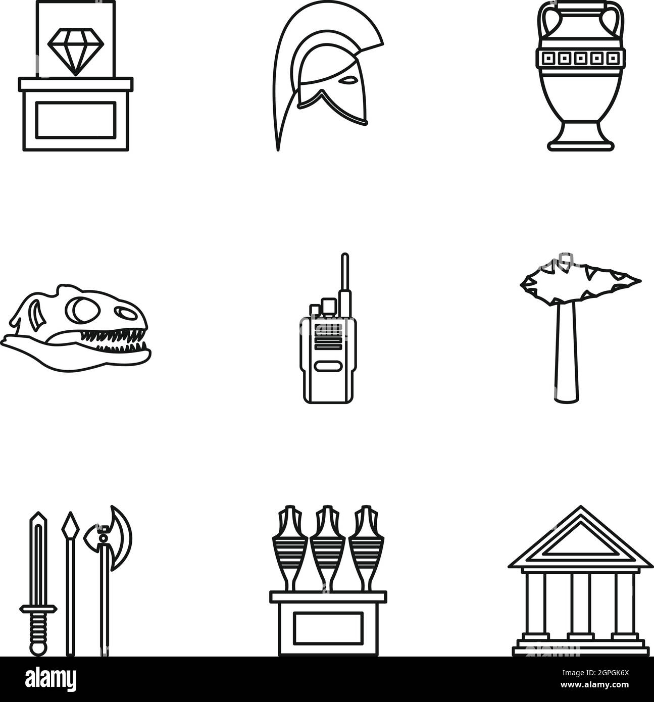 Set historical Black and White Stock Photos & Images - Alamy