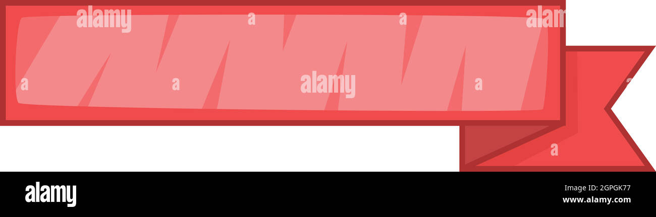 Red ribbon icon, cartoon style Stock Vector Image & Art - Alamy
