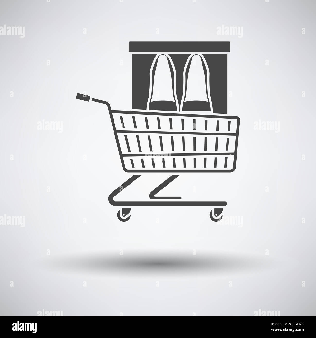 Shoes sale in market in Stock Vector Images - Alamy