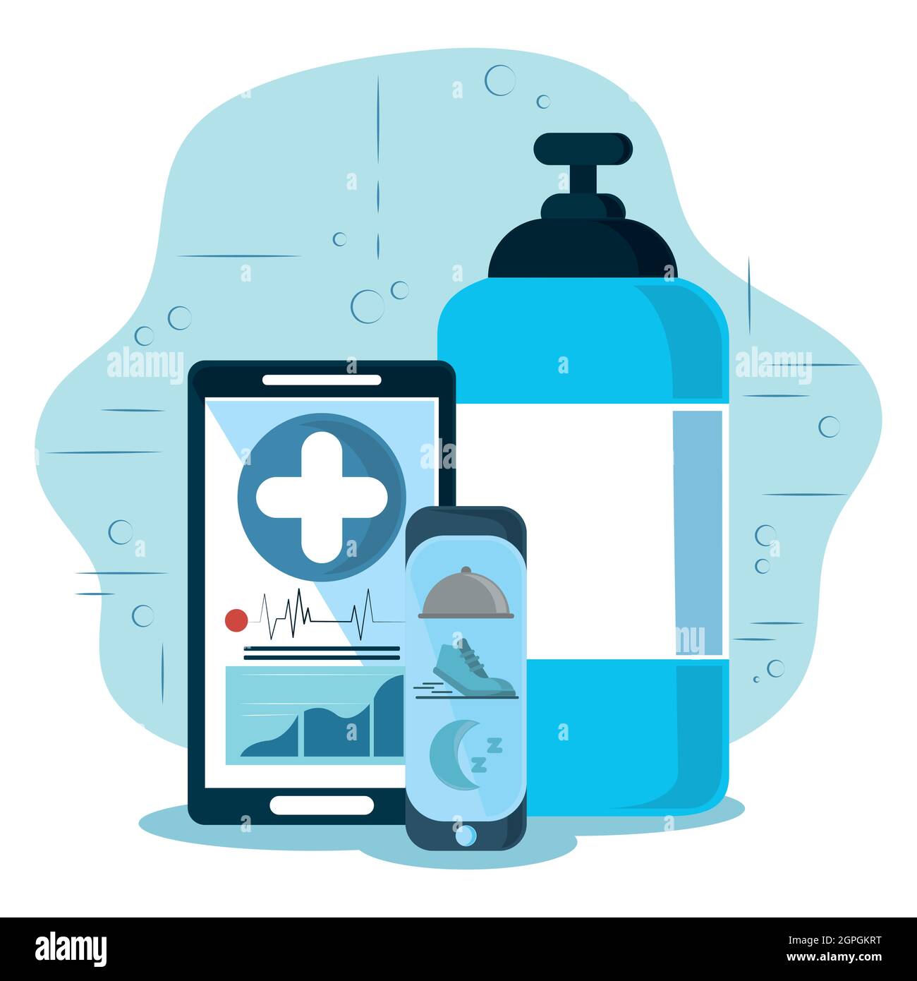 Digital healthcare solutions Stock Vector Images - Alamy
