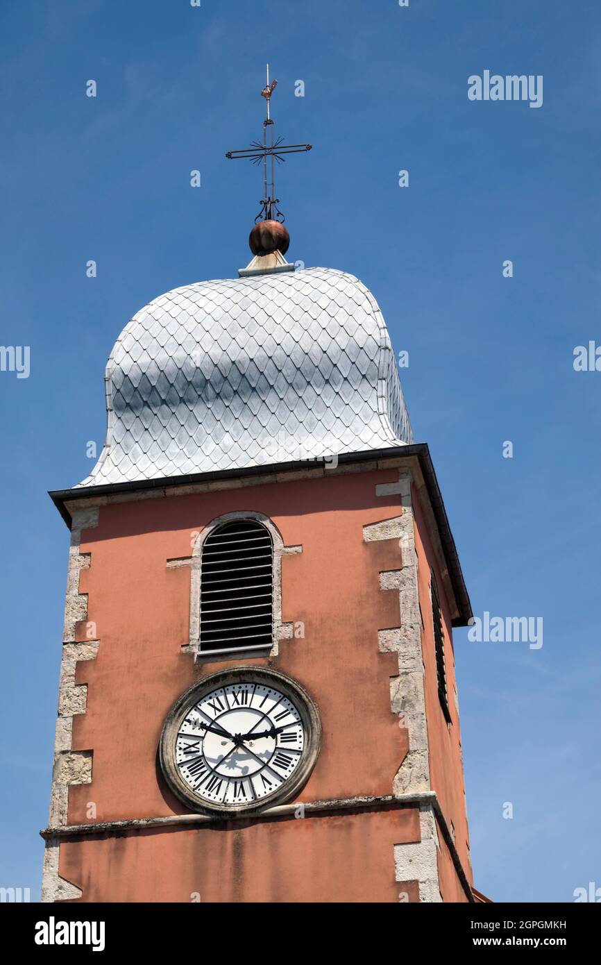 France, Doubs, Mathay, Saint Pierre et Saint Paul church dated 19th ...