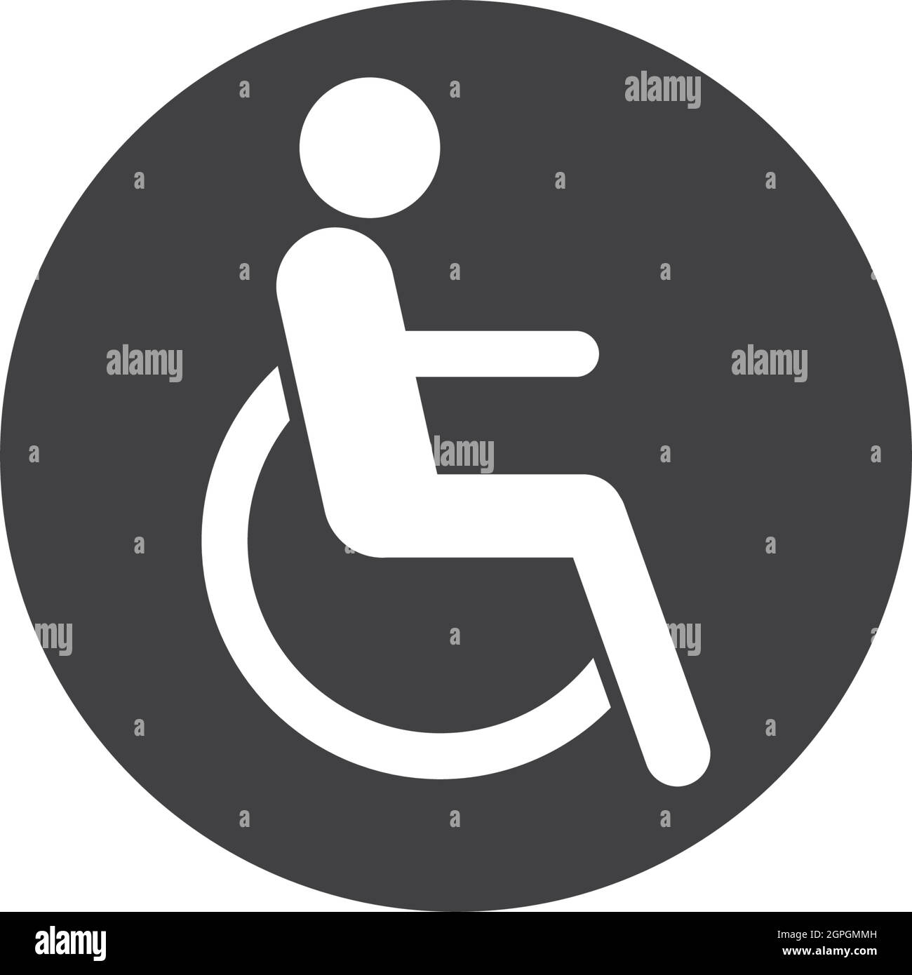 wheelchair disable patient vector illustration design Stock Vector ...