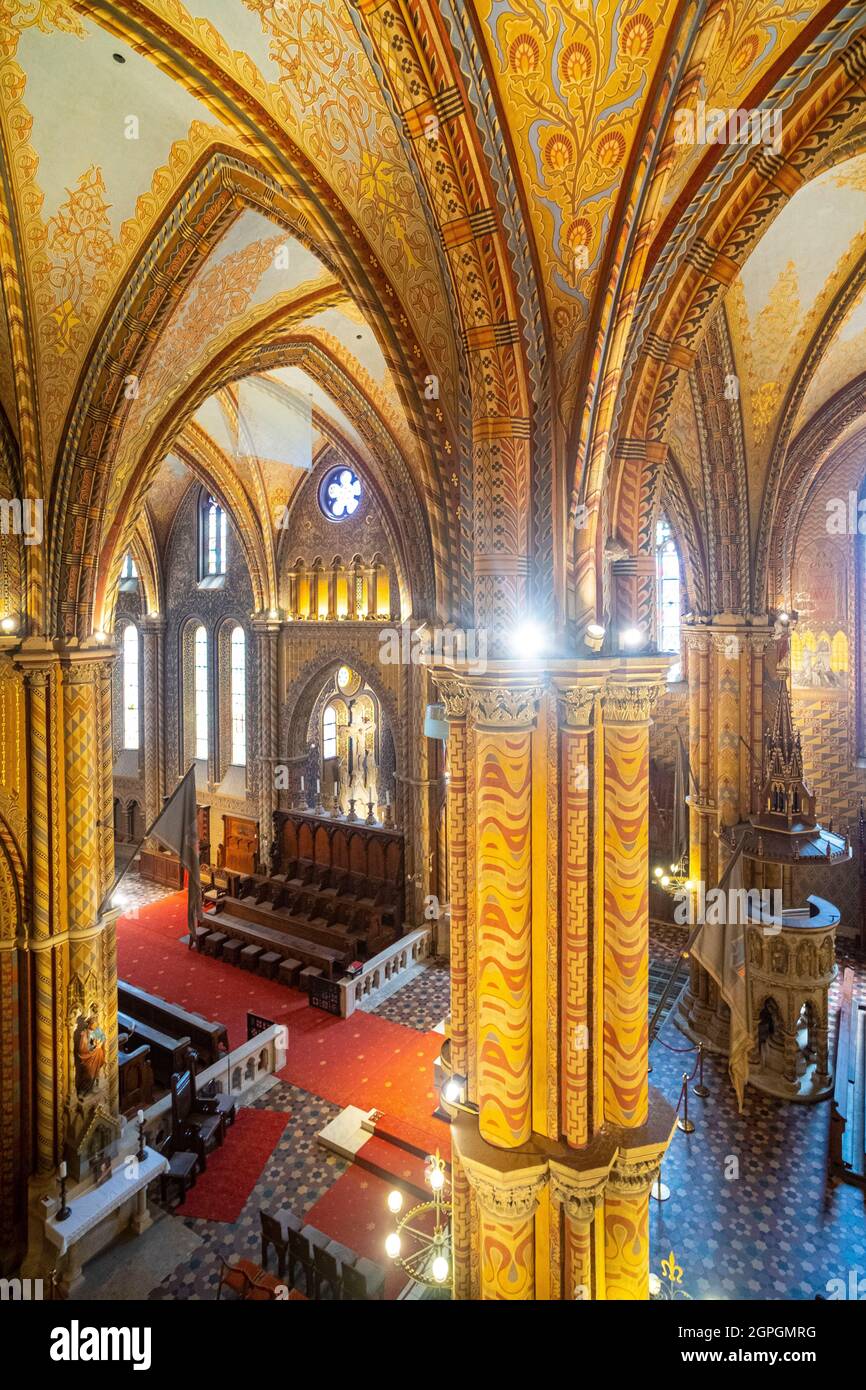 Hungary, Budapest, listed as World Heritage by UNESCO, Buda district ...