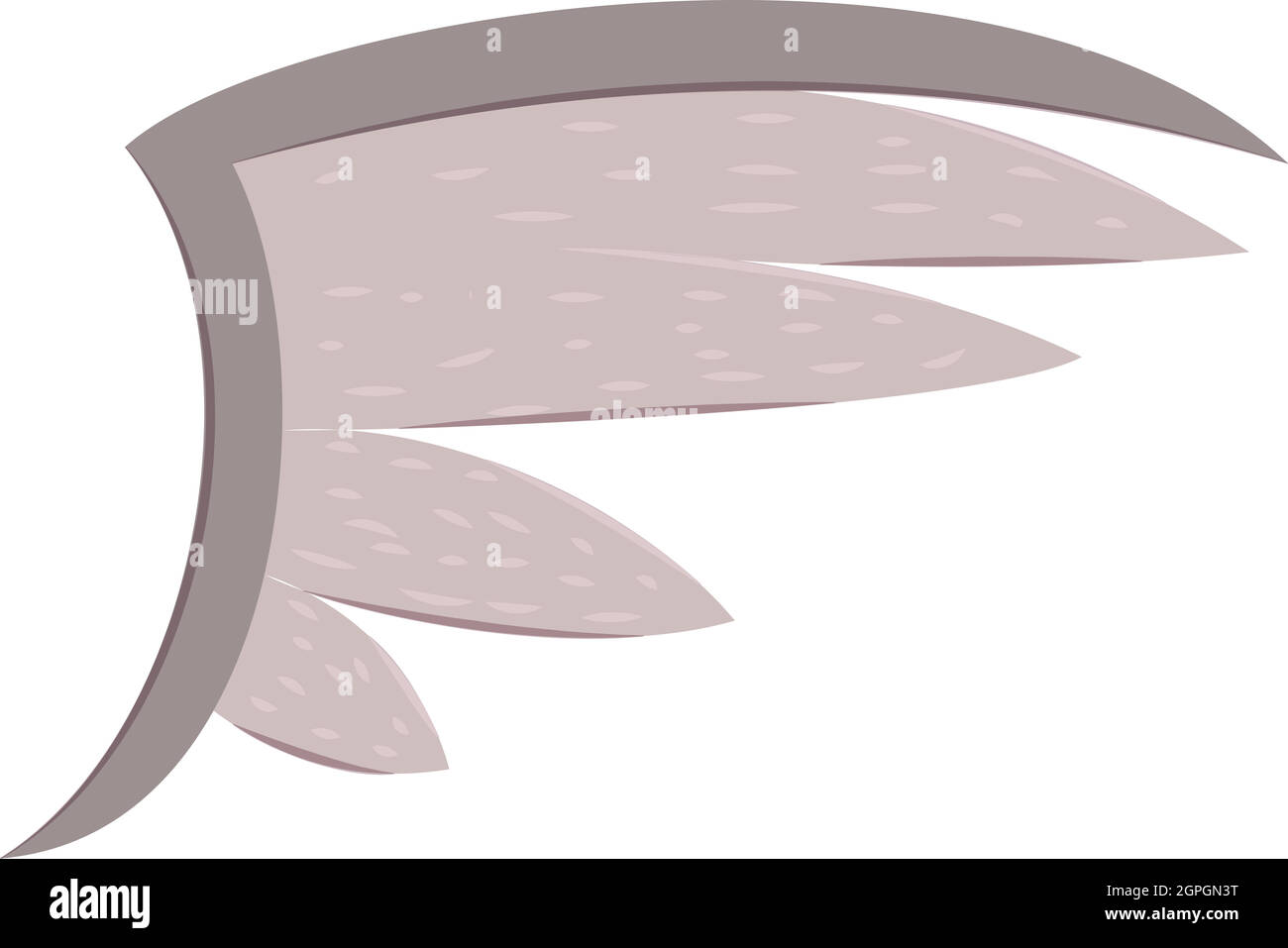 Bird wing icon, cartoon style Stock Vector Image & Art - Alamy
