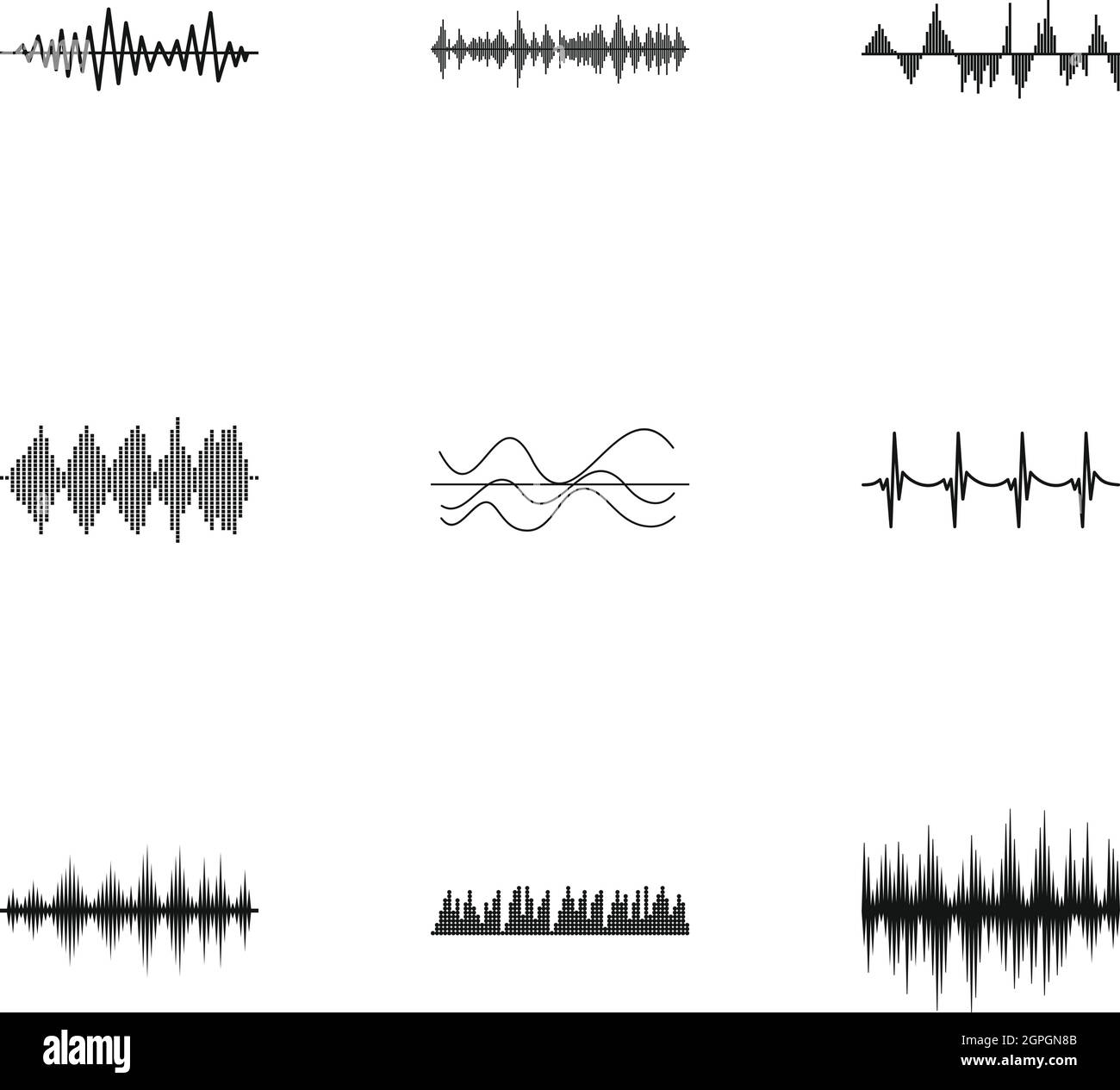 Music wave Stock Vector Images - Alamy