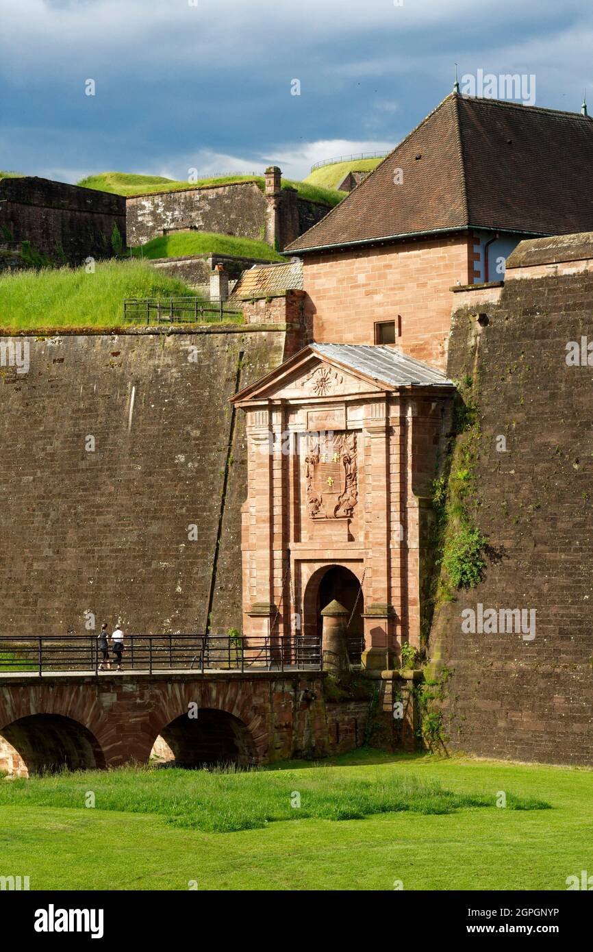France, Territoire de Belfort, Belfort, citadel of Vauban, castle ...
