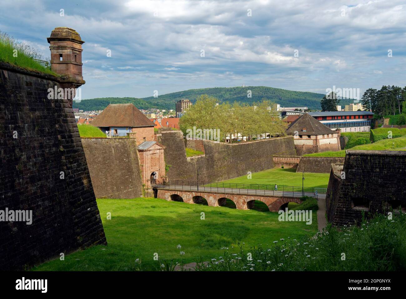 France, Territoire de Belfort, Belfort, citadel of Vauban, castle ...