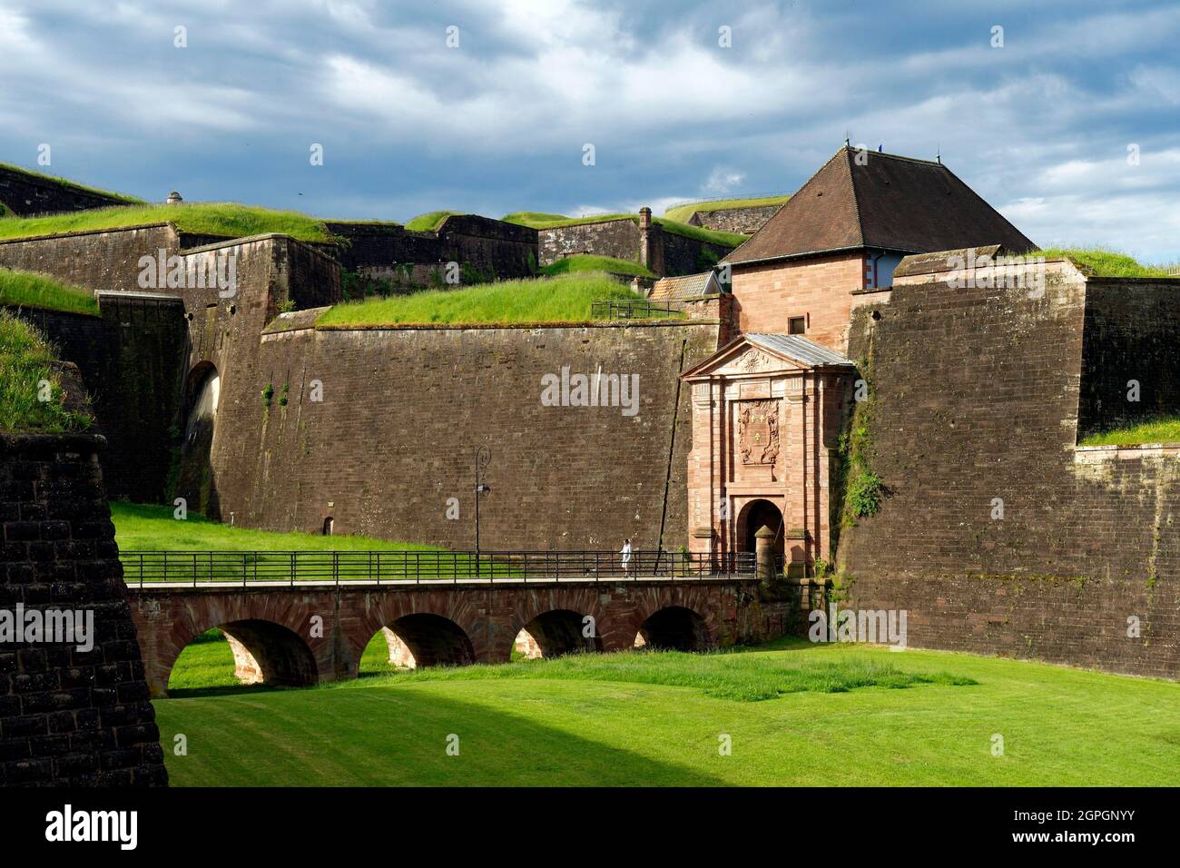 France, Territoire de Belfort, Belfort, citadel of Vauban, castle ...