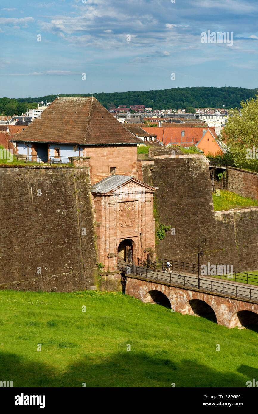 France, Territoire de Belfort, Belfort, citadel of Vauban, castle ...