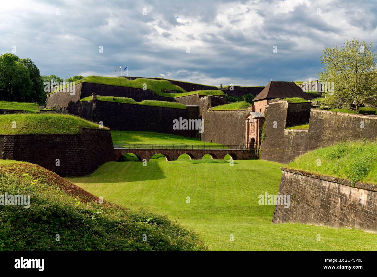 France, Territoire de Belfort, Belfort, citadel of Vauban, castle ...