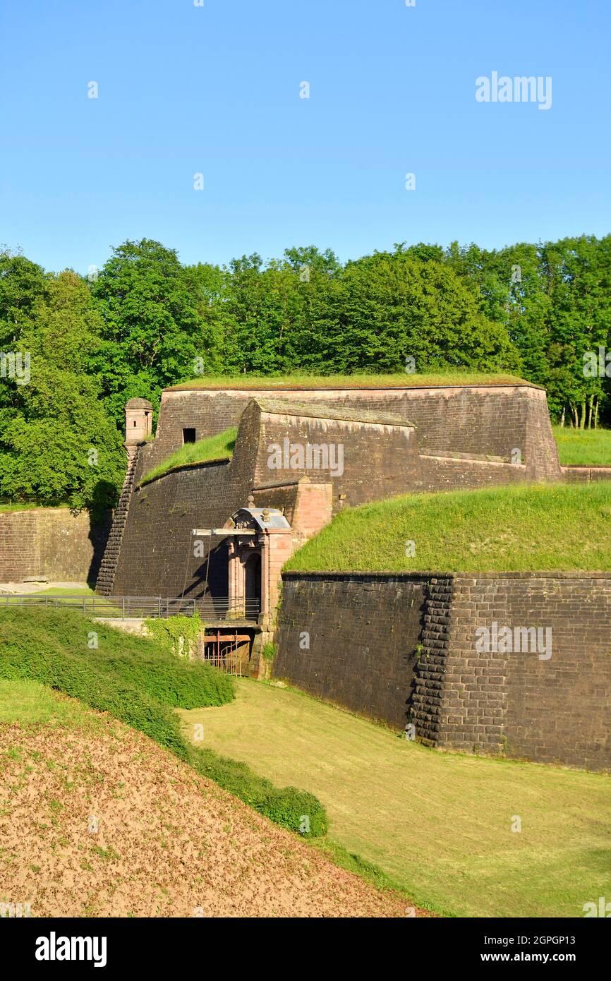 France, Territoire de Belfort, Belfort, citadel of Vauban, castle ...